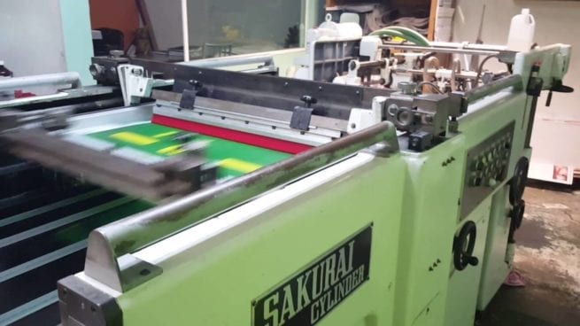 Cylinder Screen Printing Press To Subcontract | Flatbed Printing Presses